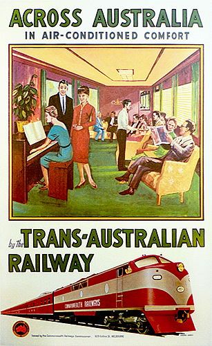 Four Australian Railways posters – Grafix Gallery. Curated Graphic Art ...